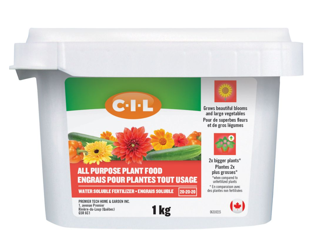 All Purpose Fertilizer - CIL 20-20-20 1KG – Sunset Nursery