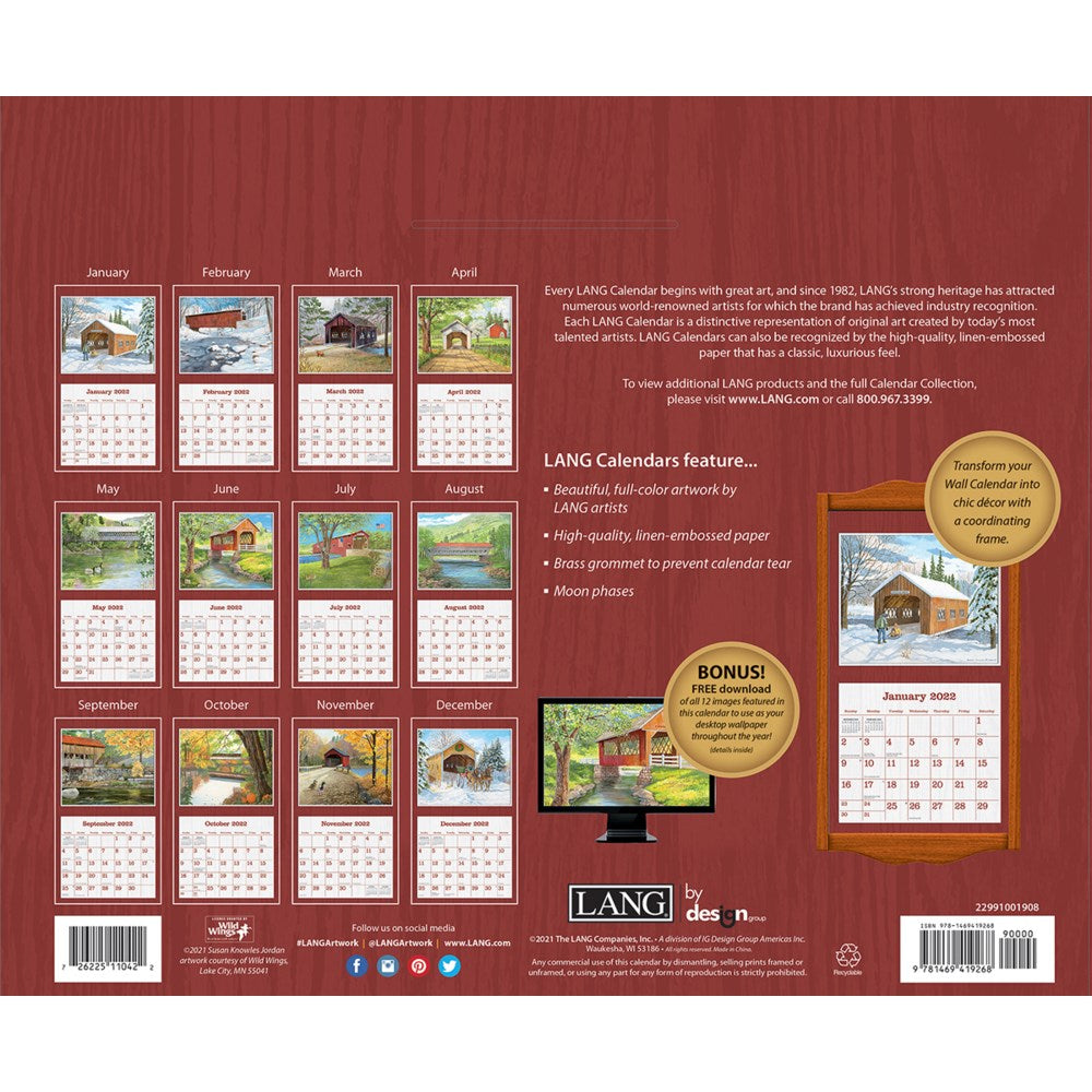 Calendar - Covered Bridge – Sunset Nursery