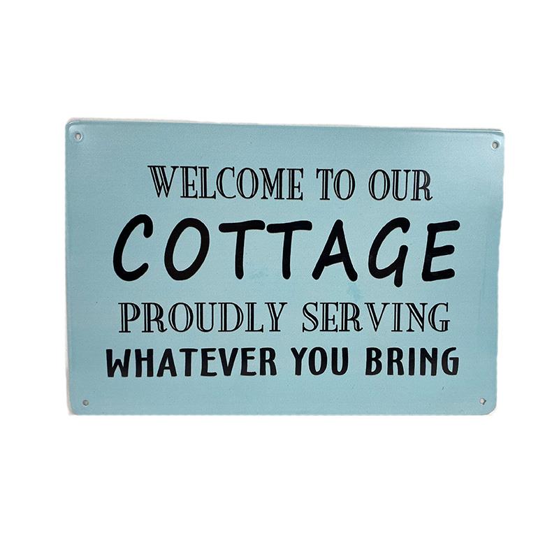 Cottage Welcome Sign – Sunset Nursery