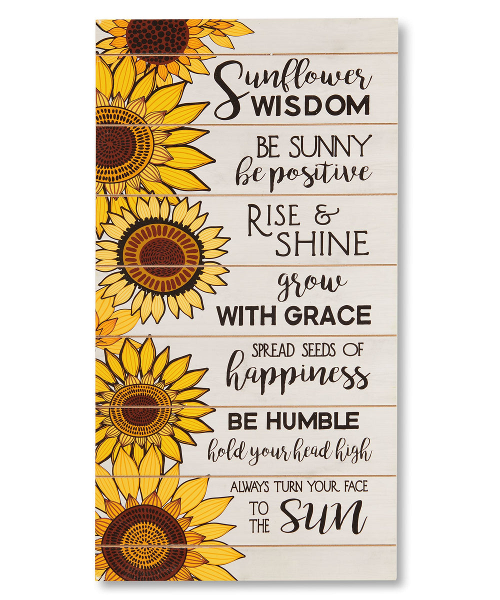 Wall Decor - Sunflower Rules – Sunset Nursery