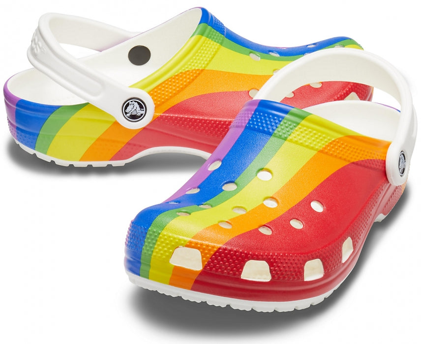 Crocs Classic - Rainbow Stripe – Sunset Nursery