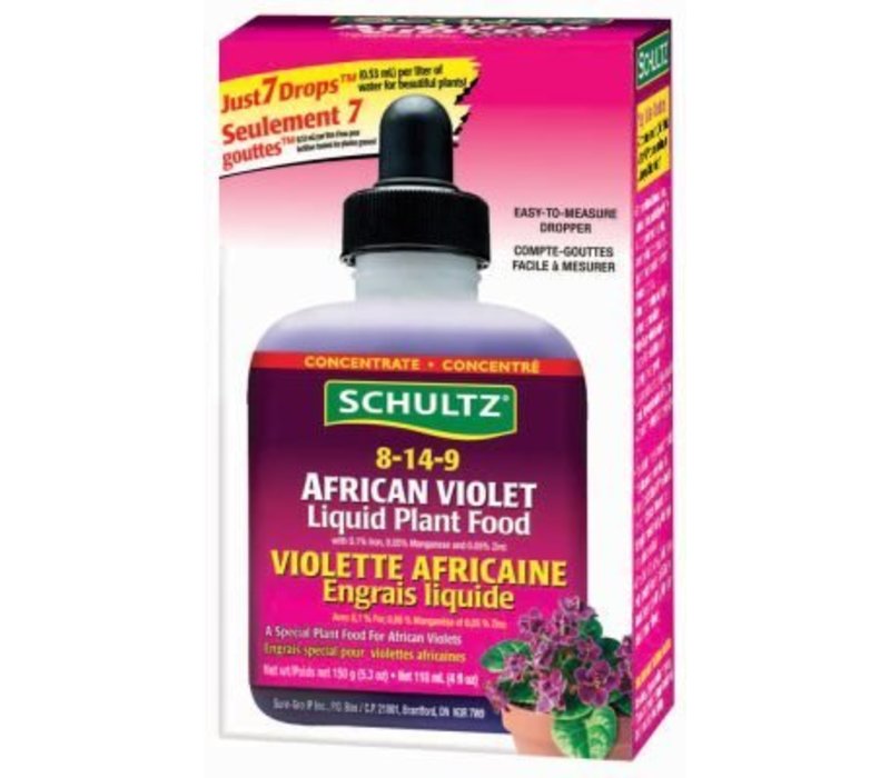 Schultz African Violet 8-14-9 Fertilizer – Sunset Nursery