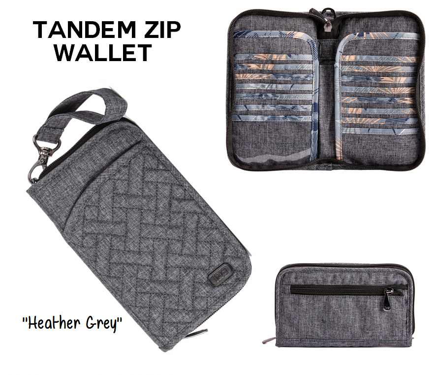 Tandem Wallet Zip (Assorted colours) – Sunset Nursery